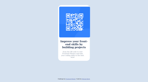 Frontend Mentor | QR code PROBLEM SOLUTION coding challenge solution