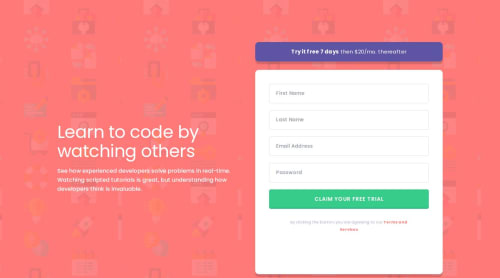 Frontend Mentor Intro Component With Sign Up Form Using Astro