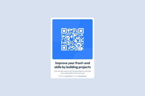 Frontend Mentor | QR code Component coding challenge solution
