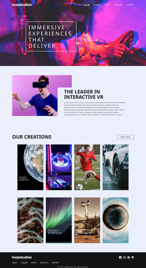 Responsive Landing Page using Astro and Sass coding challenge solution | Frontend Mentor