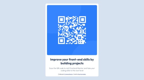 QR Component Challenge coding challenge solution