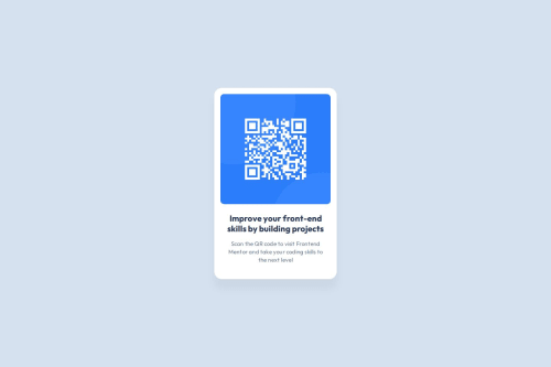 Frontend Mentor Qr Code Component Using Astro React And Tailwind Css Coding Challenge Solution