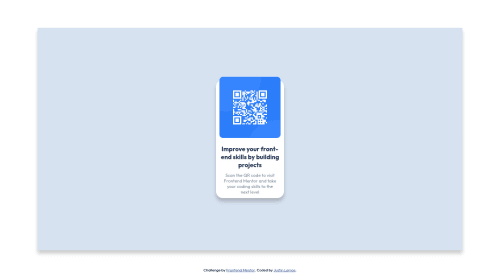 Frontend Mentor | QR Code - Flexbox coding challenge solution