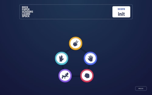 Frontend Mentor | responsive rock paper scissors game coding challenge solution
