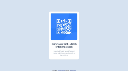 Frontend Mentor Qr Code Component Coding Challenge Solution