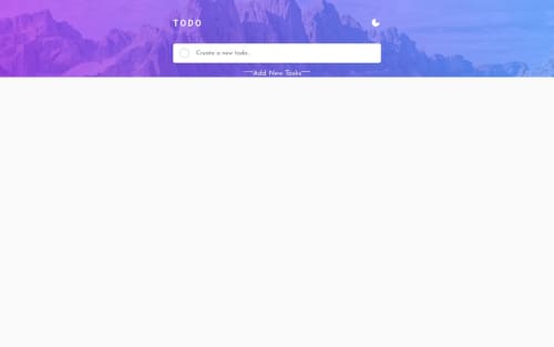 Responsive Todo App with dark theme coding challenge solution ...