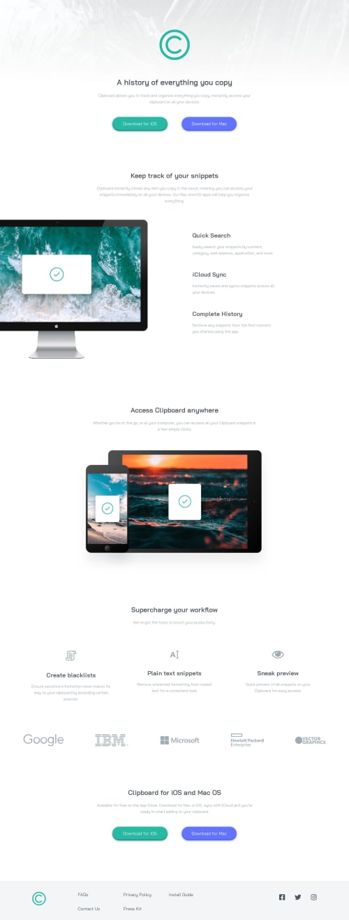 Responsive landing page using Flexbox coding challenge solution | Frontend Mentor