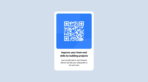 Frontend Mentor | QR Code Page Using Tailwind coding challenge solution