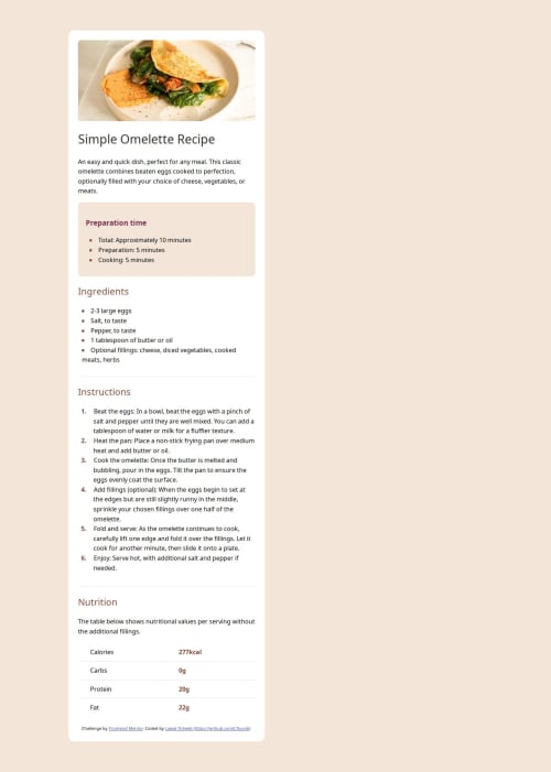 Frontend Mentor | Responsive landing recipe-main-page. coding challenge solution