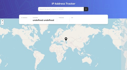 Frontend Mentor | ip address tracker using next.js react-leaflet map and ip-api coding challenge ...