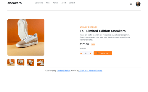 Frontend Mentor | ecommerce angular+bootstrap+flex coding challenge solution