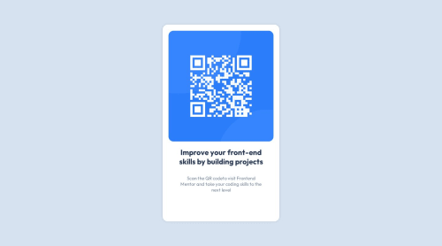 Frontend Mentor | a simple responsive QR code component page using html ... Frontend Mentor | a simple responsive QR code component page using html ...