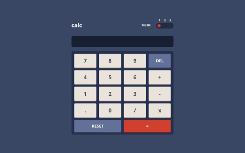 Frontend Mentor | Calculator app coding challenge solution