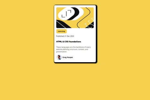 Frontend Mentor Responsive Blog Preview Card Using Css Flex Coding 3521