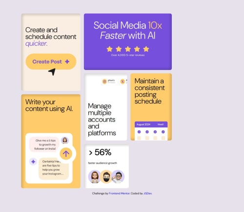 Solution to Bento-Grid Challenge coding challenge solution