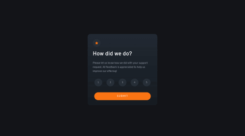 Interactive rating component page with HTML, CSS and JS coding ...