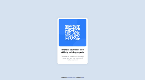 Frontend Mentor | QR Code Card - HTML, CSS Solution coding challenge ... Frontend Mentor | QR Code Card - HTML, CSS Solution coding challenge ...