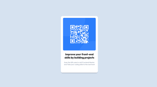 Frontend Mentor | QR Component responsive | HTML & CSS coding challenge ...