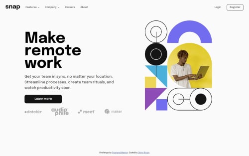 Frontend Mentor | Intro Section With Drop Down Navigation using HTML, CSS and JS coding ...
