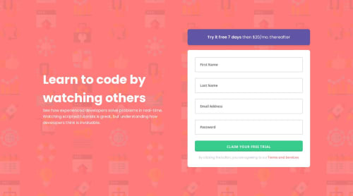 Frontend Mentor Intro Component With Sign Up Form Using Html Css And