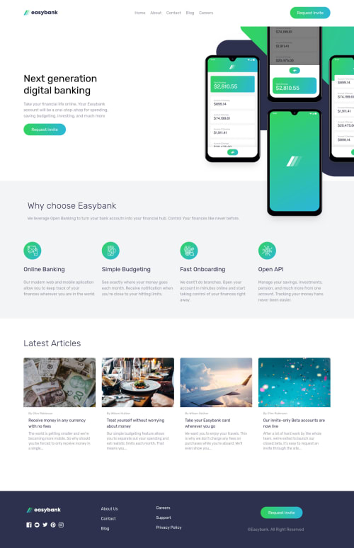 Frontend Mentor Responsive Page Using Reactjs And Tailwindcss Coding