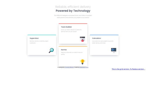 Responsive Landing Page using CSS Grid and Flexbox coding challenge solution | Frontend Mentor