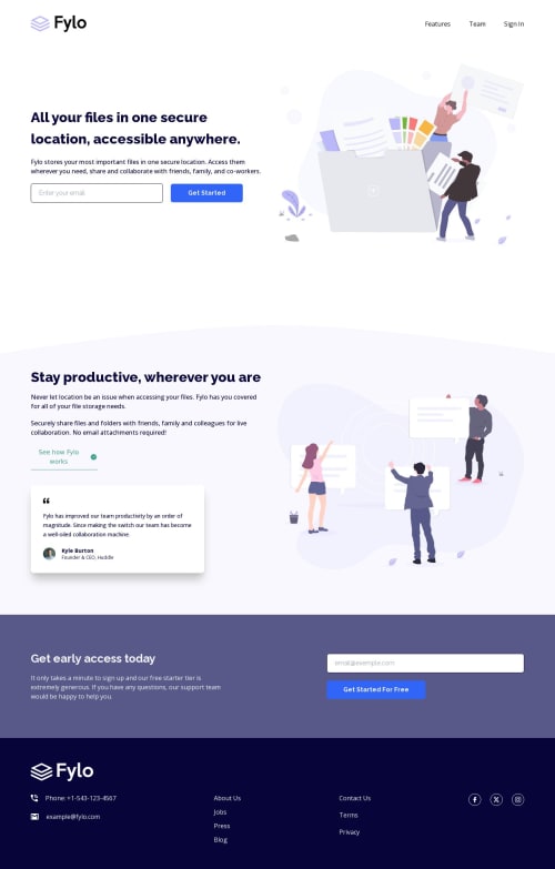 Frontend Mentor Landing Page With Next Js And Tailwind Coding