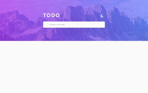 Todo app solution coding challenge solution | Frontend Mentor