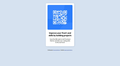 QR Code Project with CSS Flexbox coding challenge solution