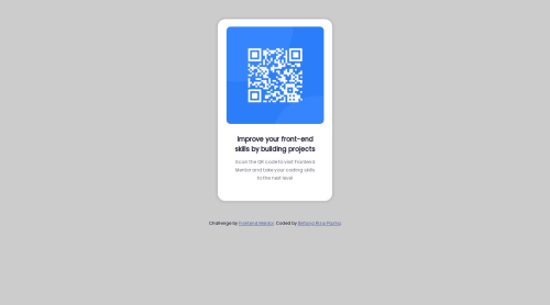 Frontend Mentor | QR Code Components with HTML/CSS coding challenge solution