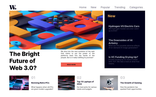 Frontend Mentor | Landing Page using CSS Grid & Flexbox coding challenge solution