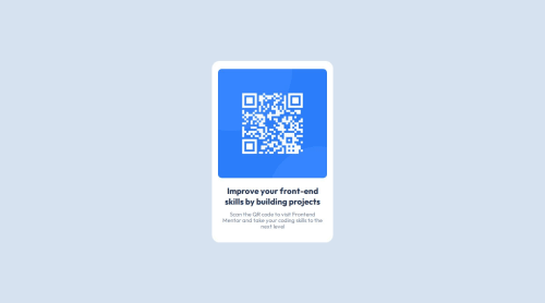 QR Component card | React | TailwindCSS coding challenge solution ...