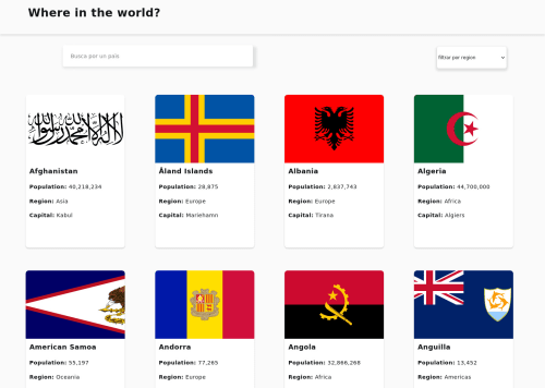 Frontend Mentor | Flag-project coding challenge solution