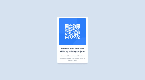 Frontend Mentor | QR component coding challenge solution