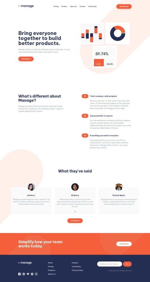 Frontend Mentor | Responsive website made using Next.js and TailwindCSS coding challenge solution