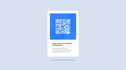Frontend Mentor | First submission for qr-code challenge built using html and css coding ...