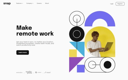 Frontend Mentor | Intro section with dropdown navigation coding challenge solution