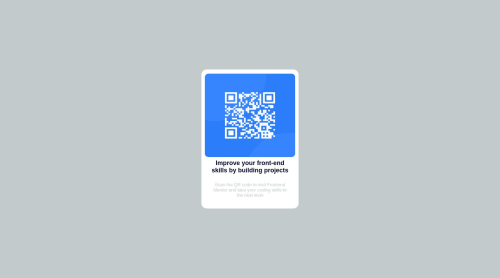 Frontend Mentor | Responsive qr-code scanner using flexbox coding challenge solution