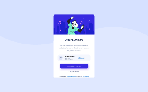 Responsive, using HTML & CSS coding challenge solution
