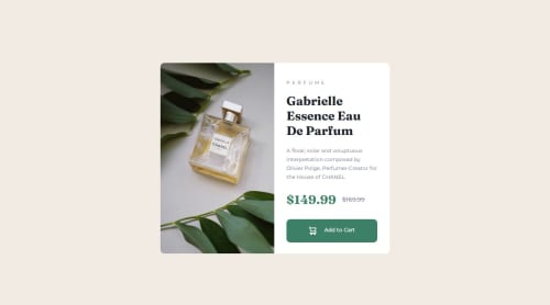 Frontend Mentor | Product preview card component using flex box coding challenge solution
