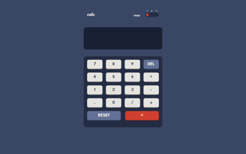 Frontend Mentor | Calculator app using html, css and vanilla js coding challenge solution