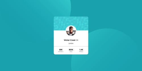 Frontend Mentor | svg , flexbox , html,css coding challenge solution