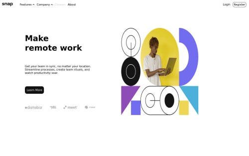 Responsive page with deopdown content using HTML, CSS and Javascript ...