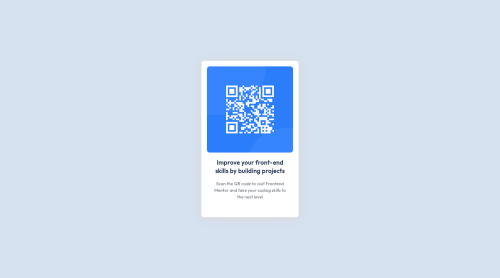 Frontend Mentor Qr Code Component Using React Vite Coding Challenge 8755