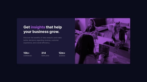 Card component styled with vanilla CSS. coding challenge solution