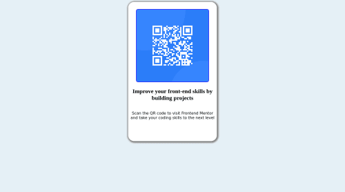 Frontend Mentor | QR challenge using html and css coding challenge solution