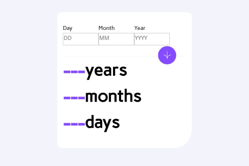 Frontend Mentor | age-calculator coding challenge solution