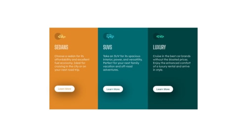 Frontend Mentor | 3 column-preview-card Using HTML and CSS coding challenge solution