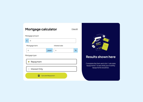 Frontend Mentor | mortgage repayment calculator using reactJs coding challenge solution