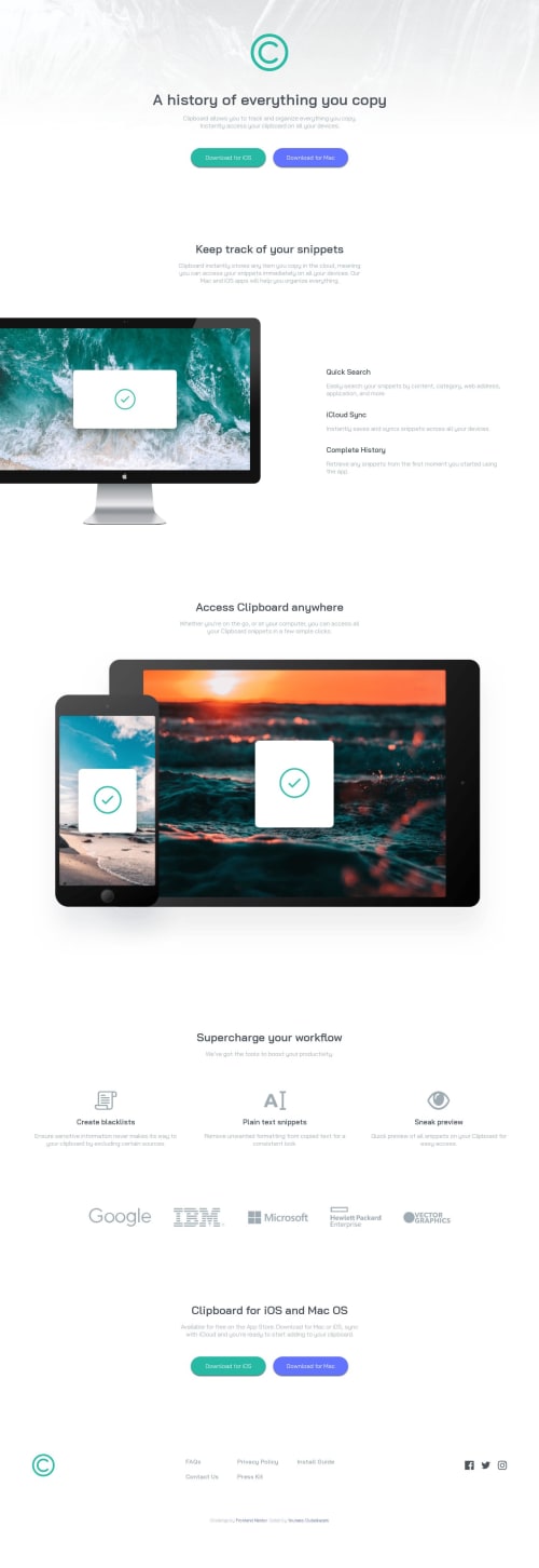 Frontend Mentor Clipboard Landing Page Using Html Css And Js Coding
